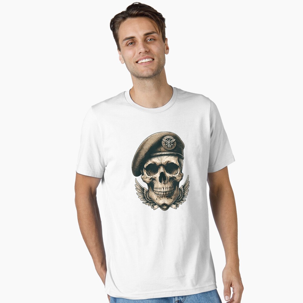 "Skull Emblem: Military-Inspired Artwork" Sticker for Sale by SCG ...