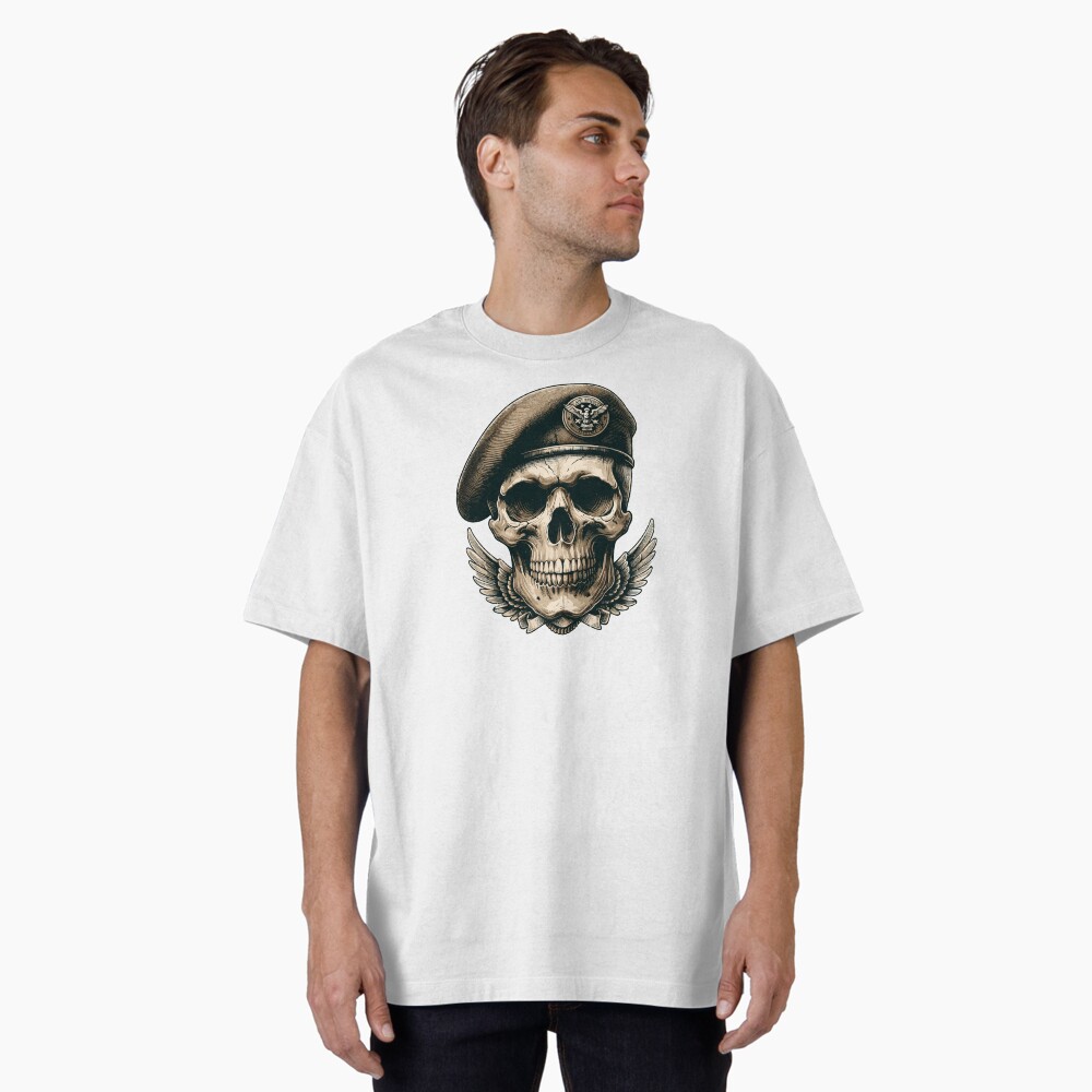 "Skull Emblem: Military-Inspired Artwork" Sticker for Sale by SCG ...