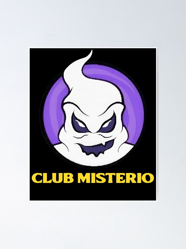 "club misterio" Poster for Sale by strangemarry | Redbubble