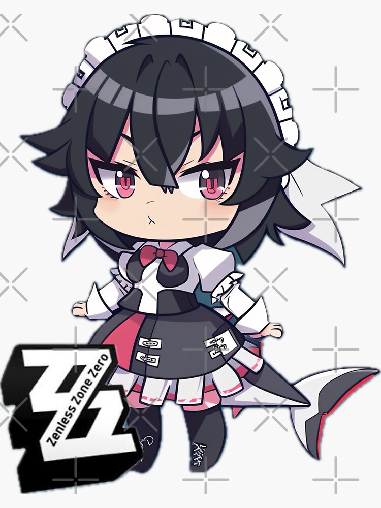 " ZZZ Ellen Joe Chibi 2" Sticker for Sale by DodgyDogma | Redbubble