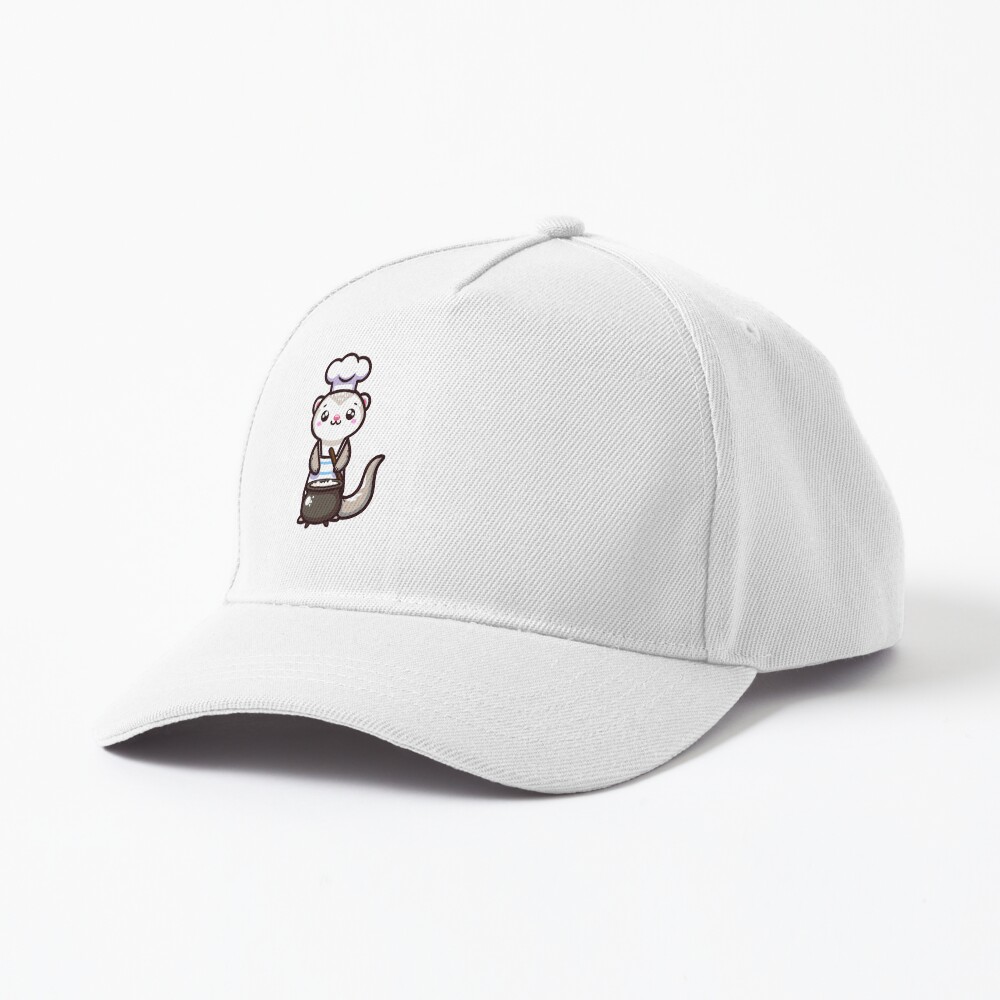 "Cute Ferret Chef" Sticker for Sale by Delidream | Redbubble