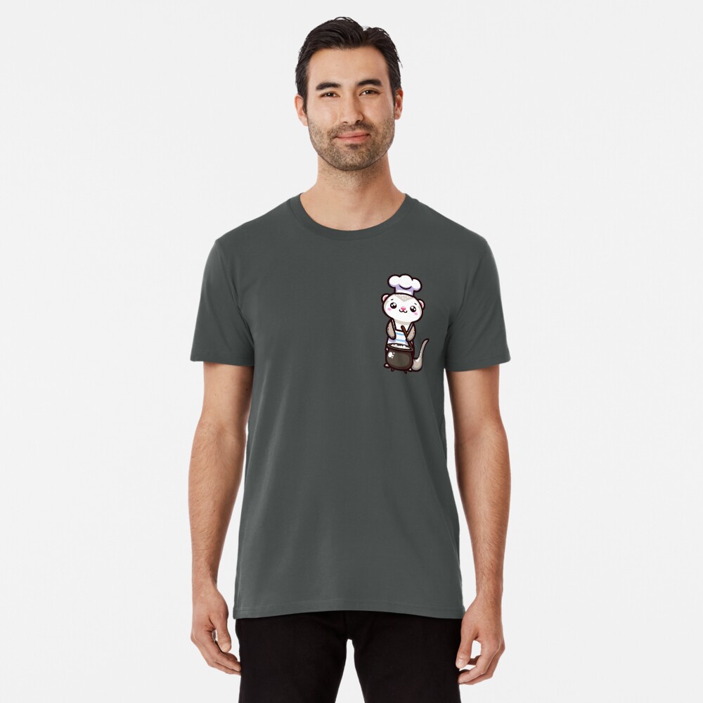 "Cute Ferret Chef" Sticker for Sale by Delidream | Redbubble