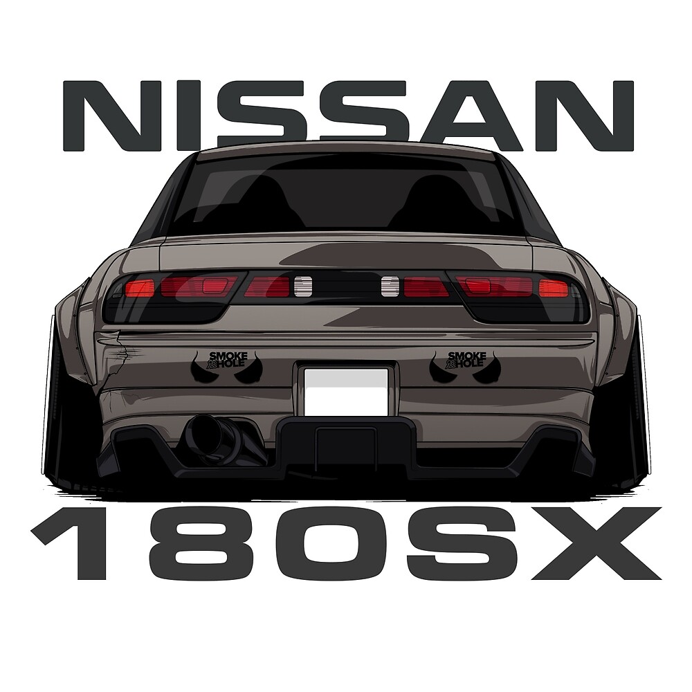 "Nissan 180SX 240SX Print" by Art-Vand3lay | Redbubble