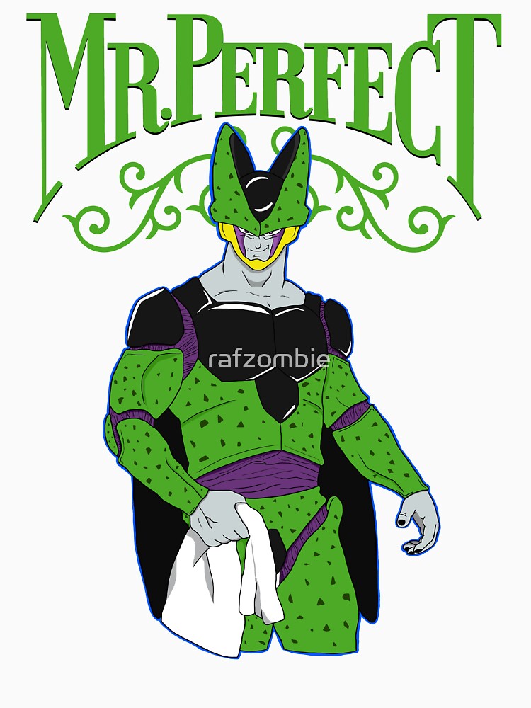 "mr perfect cell" Essential T-Shirt for Sale by rafzombie | Redbubble