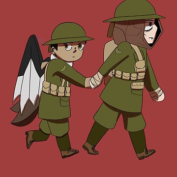 "WW1 Vampire and Harpy Chibis" Sticker for Sale by Aeroyeen | Redbubble
