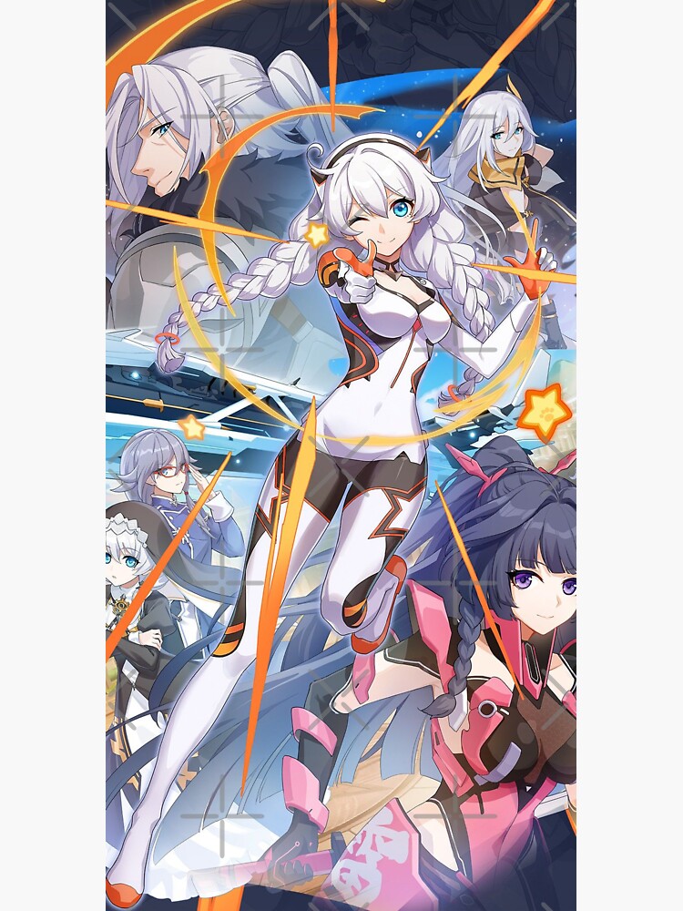 "Kiana Kaslana - Honkai Impact" Sticker for Sale by FancifulStar ...