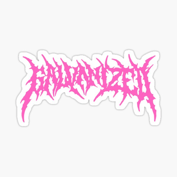 "Pink Logo" Sticker for Sale by GalvanizedCle | Redbubble