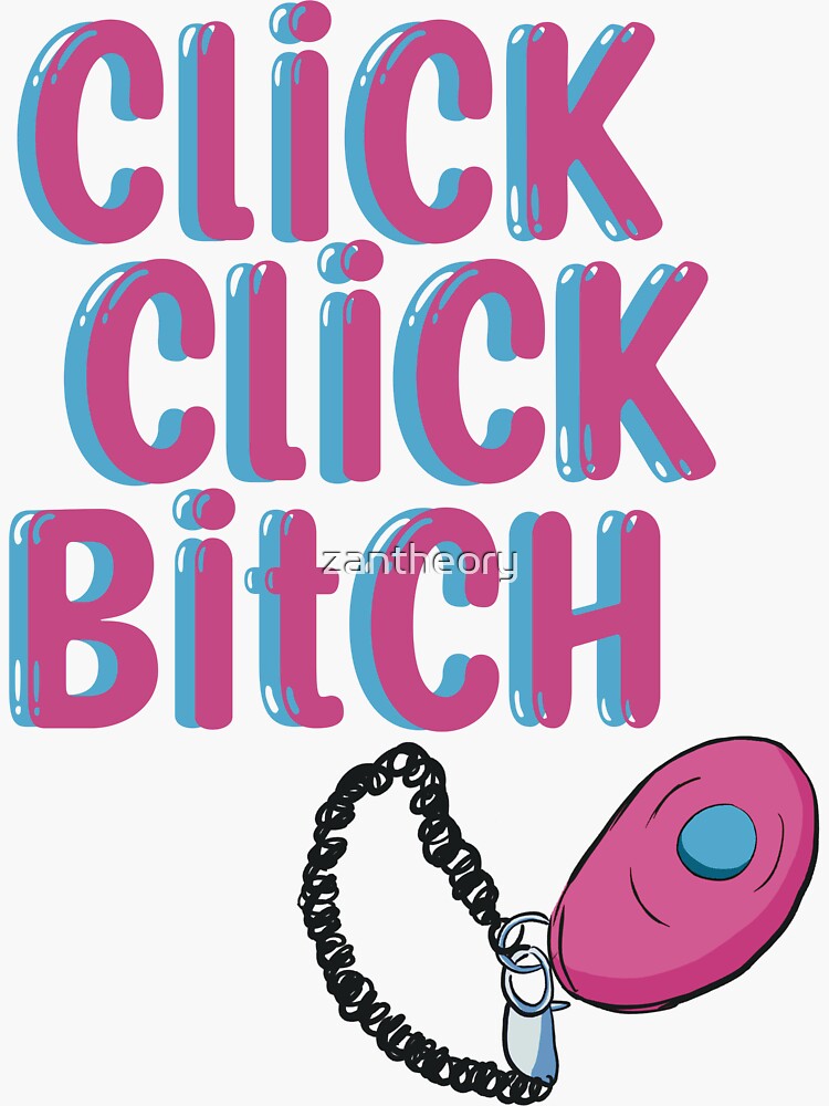 "click click!" Sticker for Sale by zantheory | Redbubble