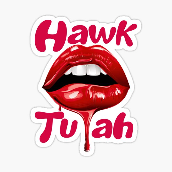 "Hawk Tuah Funny Meme" Sticker for Sale by molija | Redbubble