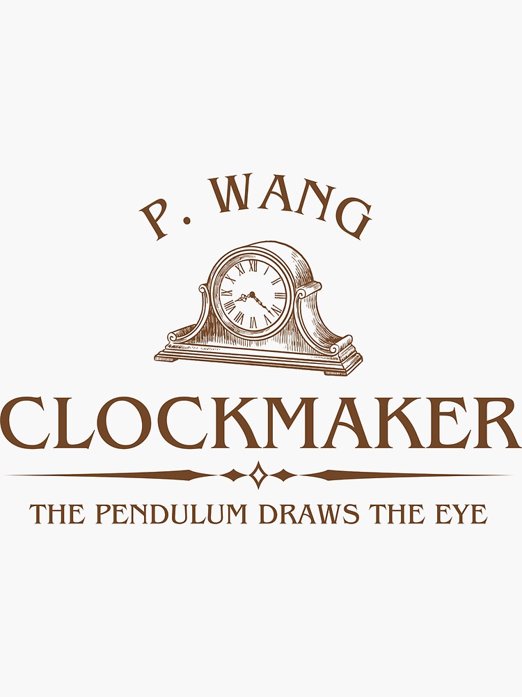 "P. Wang Clockmaker | Phil Wang on Taskmaster UK" Sticker for Sale by ...