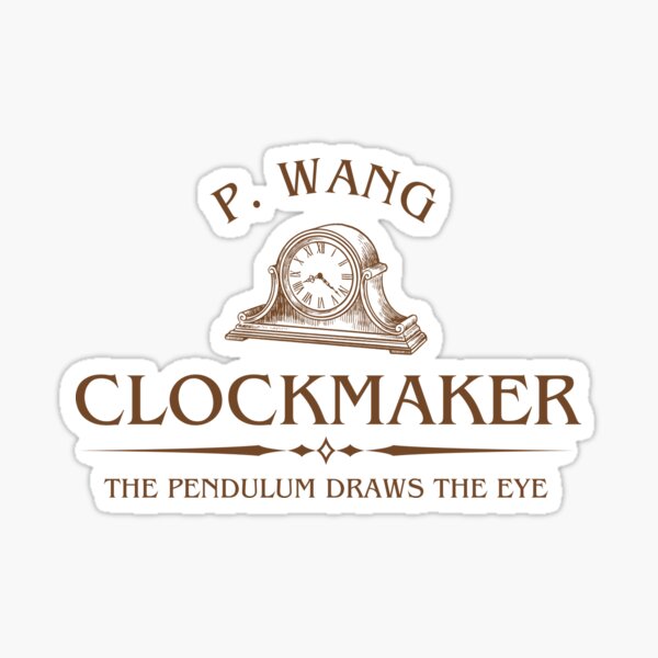 "P. Wang Clockmaker | Phil Wang on Taskmaster UK" Sticker for Sale by ...