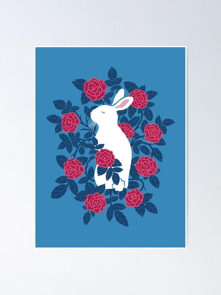 "White Rabbit" Poster for Sale by littleclyde | Redbubble