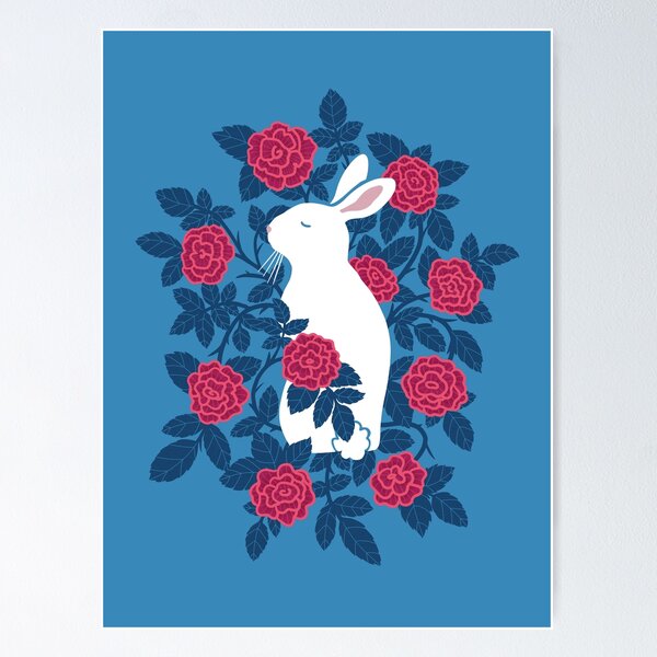 "White Rabbit" Poster for Sale by littleclyde | Redbubble
