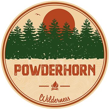 "Powderhorn Wilderness Colorado" Sticker for Sale by esskay | Redbubble