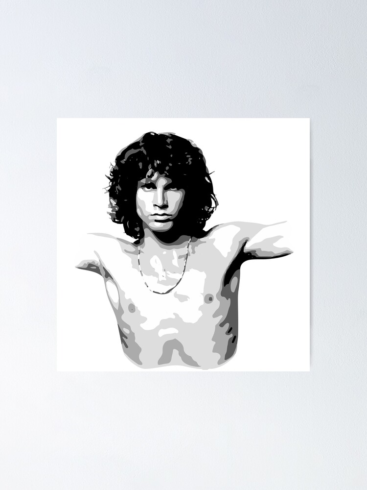 "Jim Morrison Classic" Poster for Sale by VENDRI1 | Redbubble