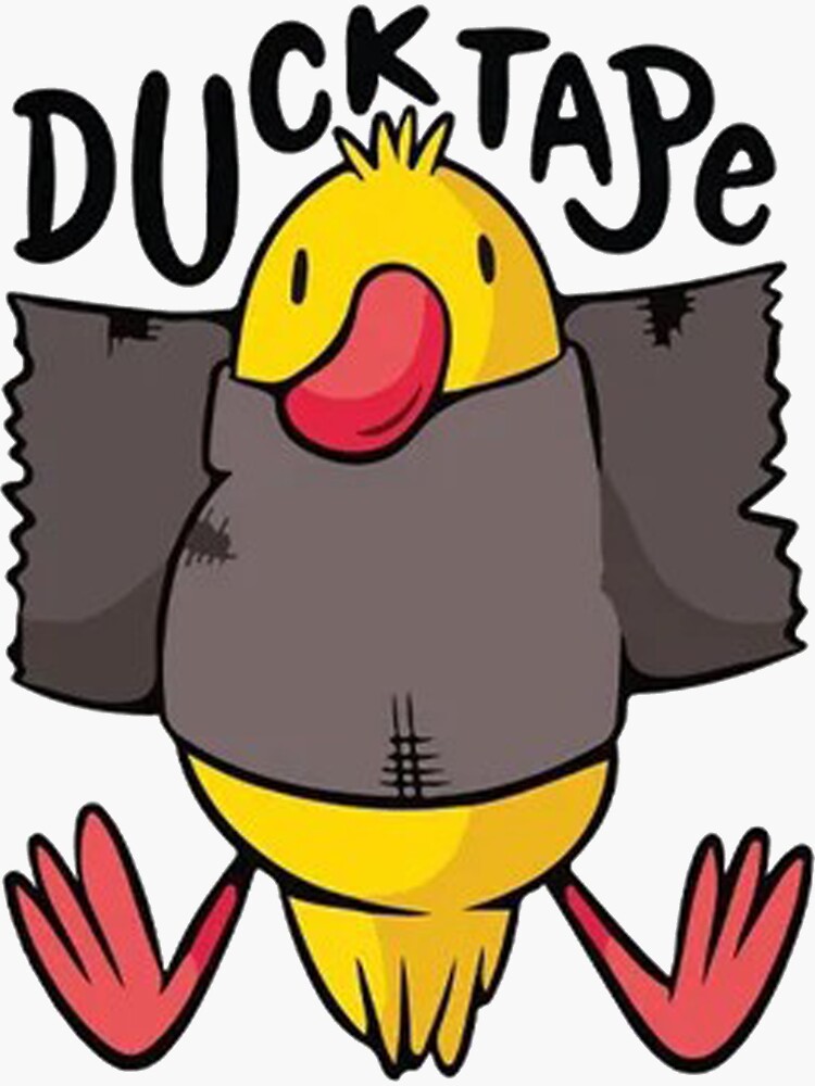 "Duck Tape Meme" Sticker for Sale by bastianmazo | Redbubble