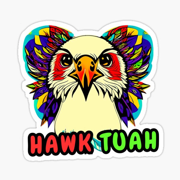 " Hawk Tuah" Sticker for Sale by Beatka1 | Redbubble