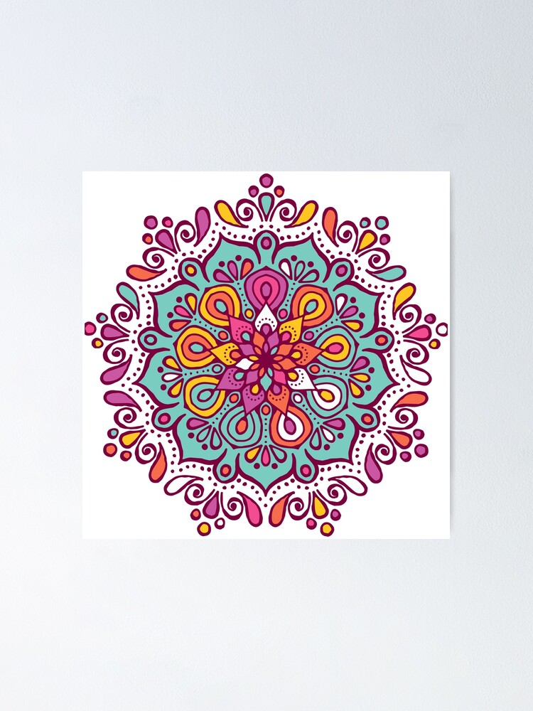 "Classic mandala design" Poster for Sale by designbox01 | Redbubble