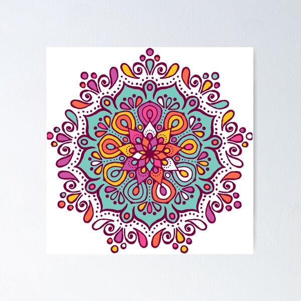 "Classic mandala design" Poster for Sale by designbox01 | Redbubble
