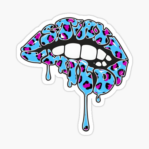 "456 Ben Azelart Merch New Stay Wild Lip " Sticker for Sale by ...