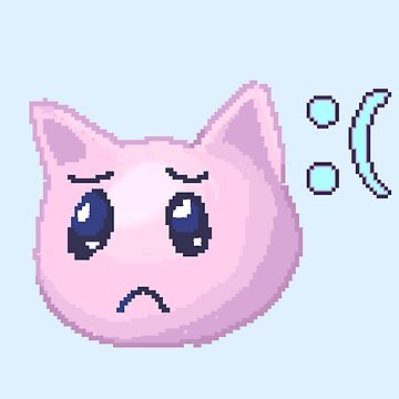 "P-Chan sad :(" Sticker for Sale by WillowTheCat- | Redbubble
