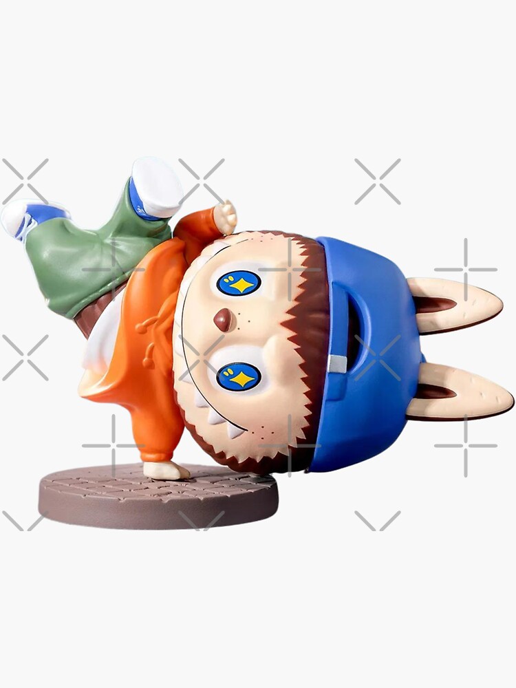 "LABUBU Hip-hop Girl Figure" Sticker for Sale by dearbedelia | Redbubble