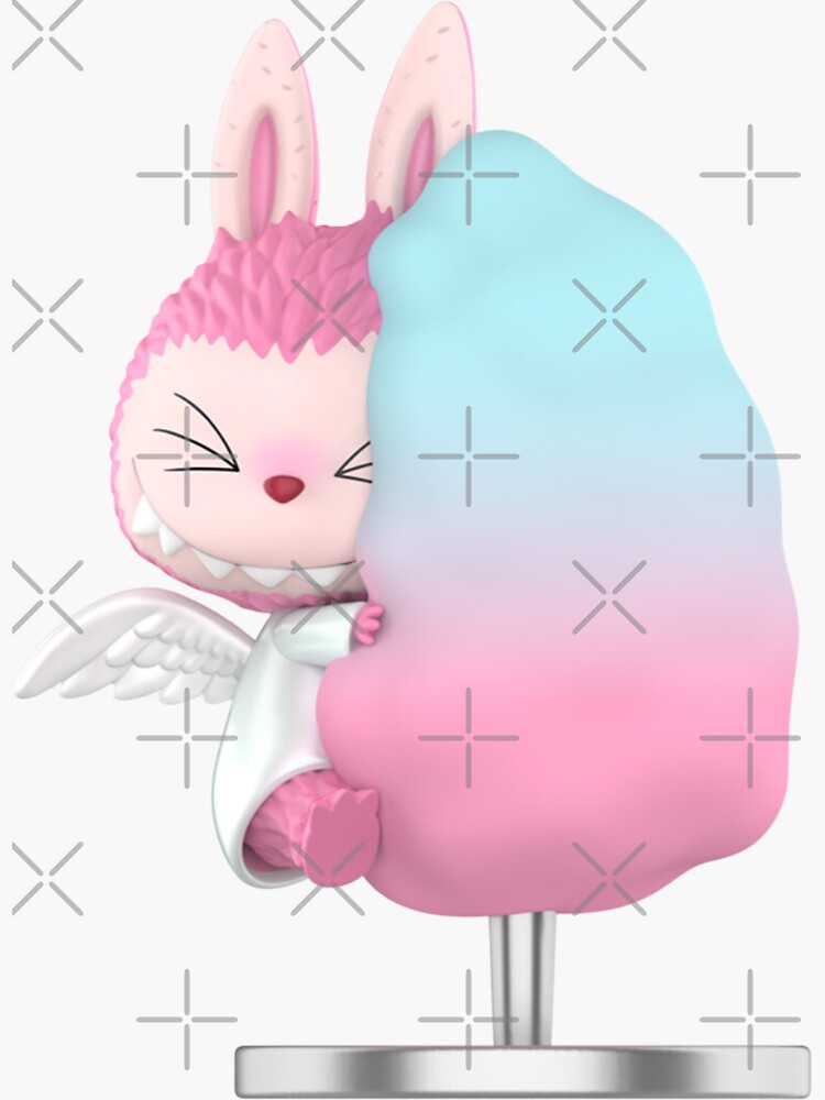 "LABUBU THE MONSTERS - CANDY FLOSS" Sticker for Sale by dearbedelia ...
