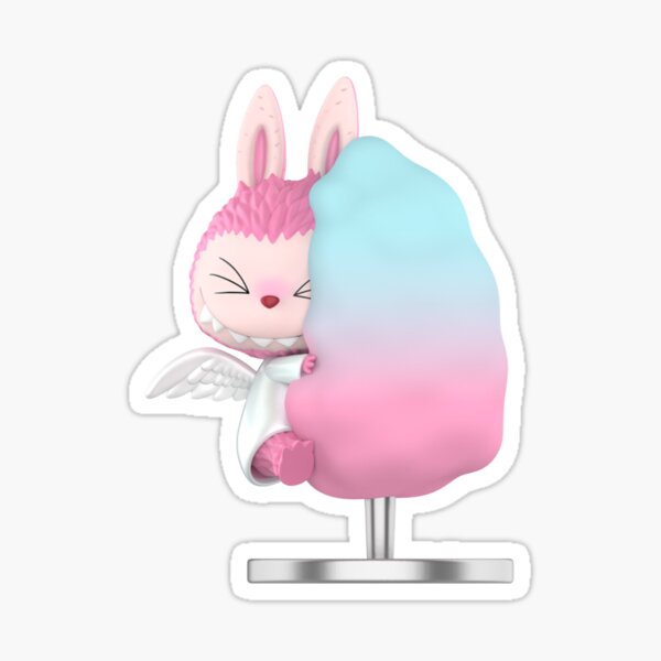 "LABUBU THE MONSTERS - CANDY FLOSS" Sticker for Sale by dearbedelia ...