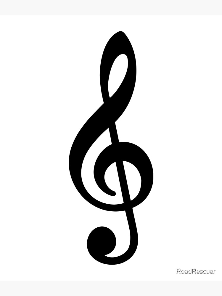"Treble Clef Music Note | Artist Producer Dancer" Photographic Print ...
