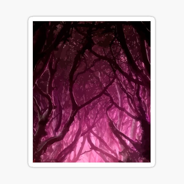 "Tangled Trees" Sticker by jngraphs | Redbubble
