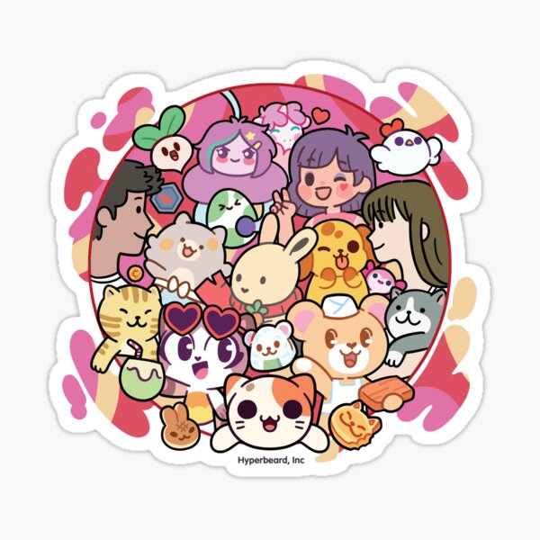 "HyperBeard & Friends Collage" Sticker for Sale by HyperBeard | Redbubble