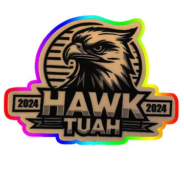 "hawk tuah" Sticker for Sale by Ratatatts | Redbubble