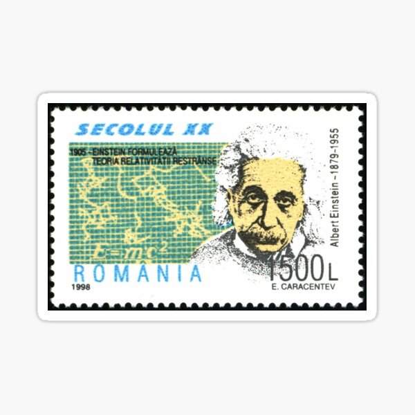 "Albert Einstein’s Theory of Relativity" Sticker for Sale by cican-art ...