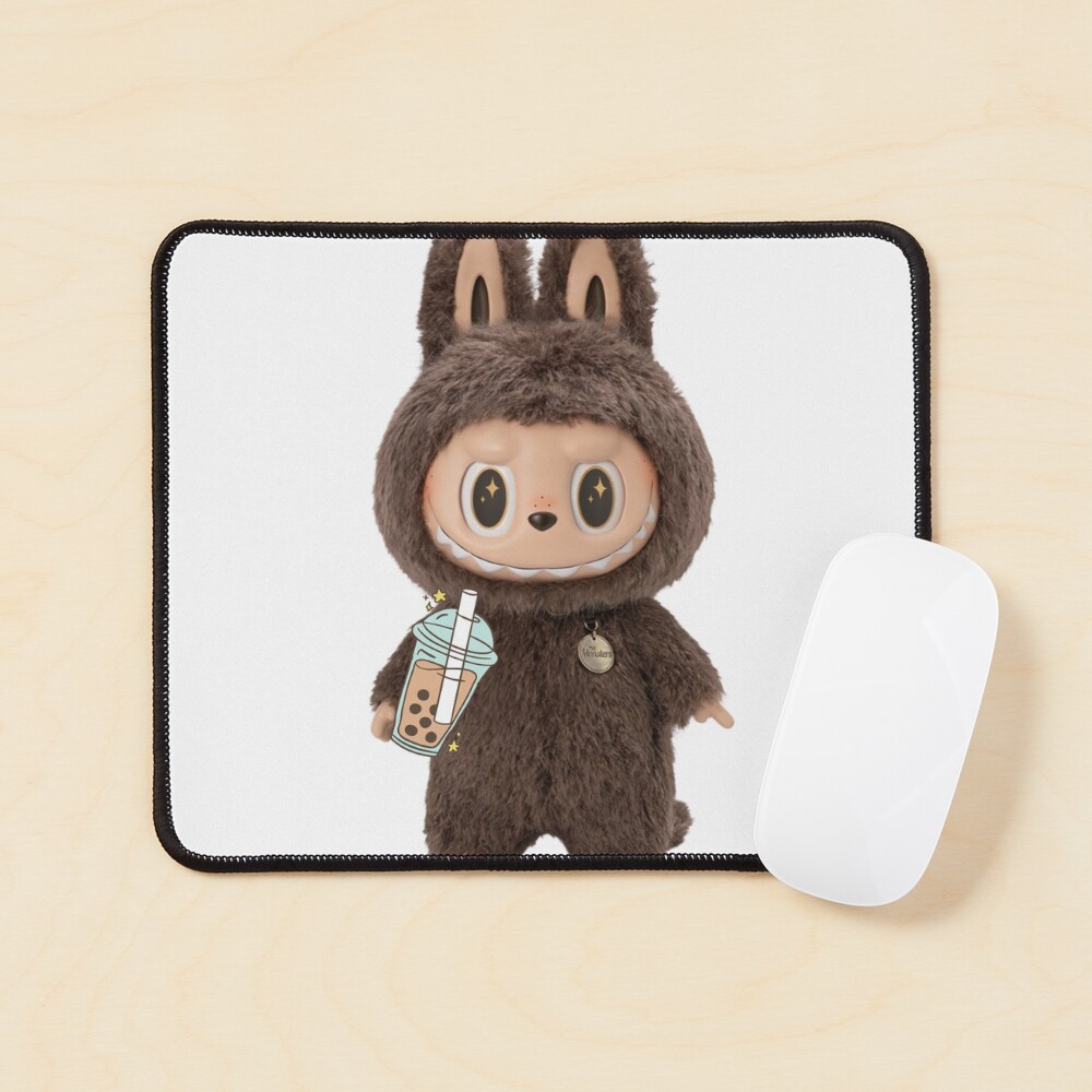 "LABUBU BOBA MILKTEA" Sticker for Sale by dearbedelia | Redbubble