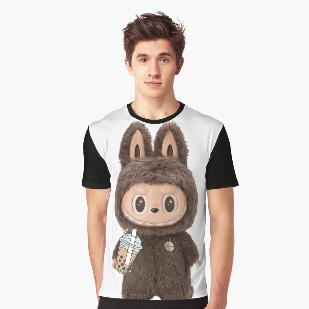 "LABUBU BOBA MILKTEA" Sticker for Sale by dearbedelia | Redbubble