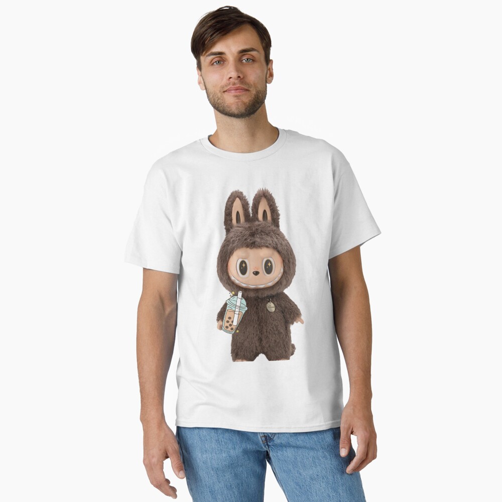 "LABUBU BOBA MILKTEA" Sticker for Sale by dearbedelia | Redbubble