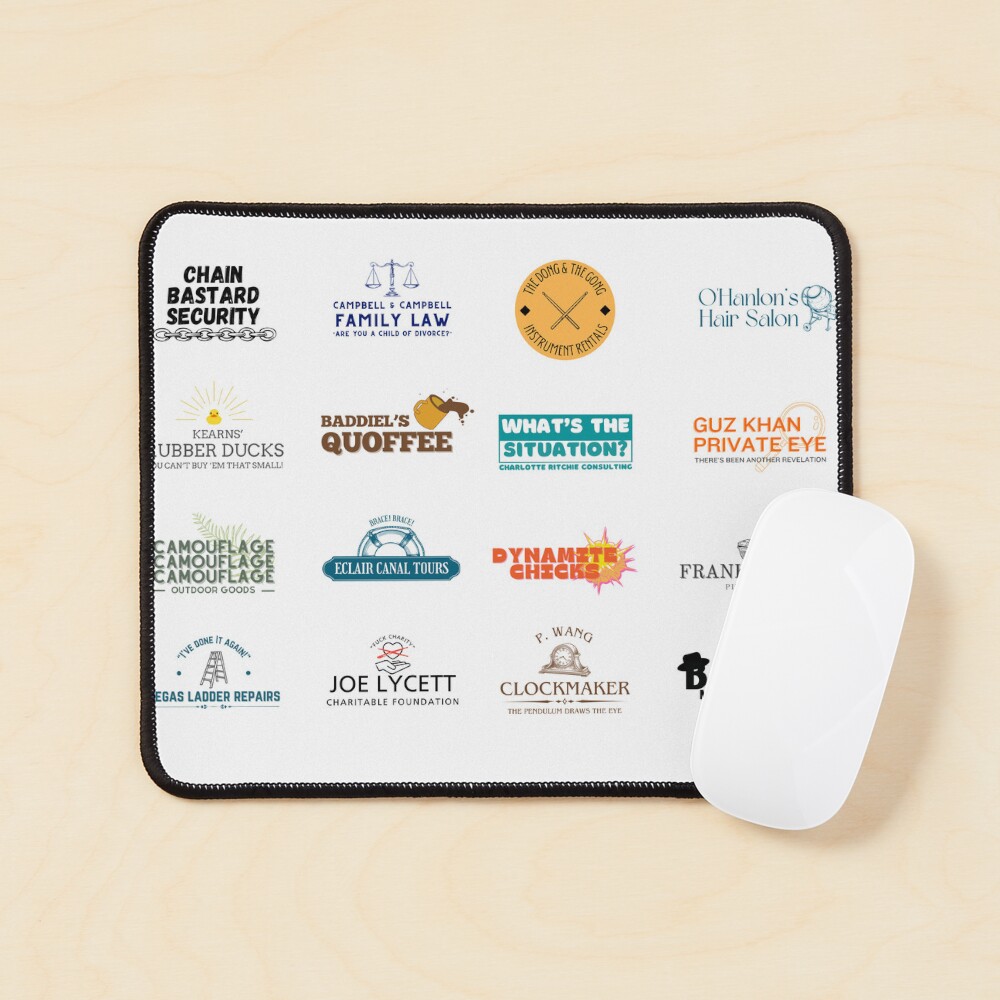 "Taskmaster businesses Volume 2 (16 logos) | Taskmaster UK" Sticker for ...