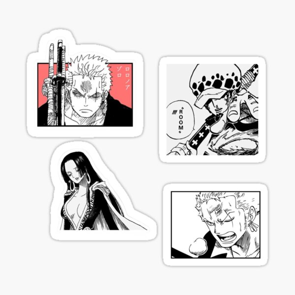 "One Piece Sticker Anime Set 1" Sticker for Sale by emsaddt | Redbubble