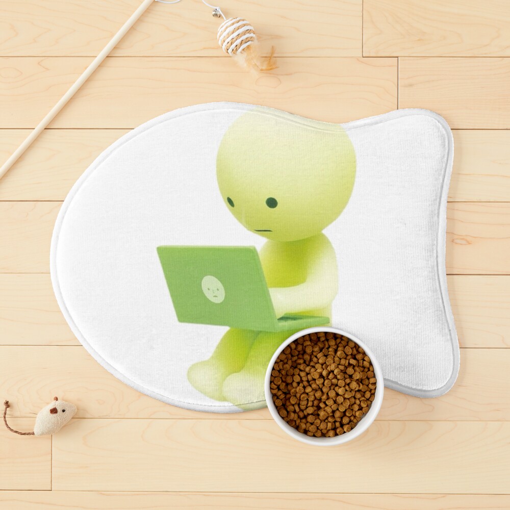 "Laptop smiski" Sticker for Sale by yoshihi22 | Redbubble