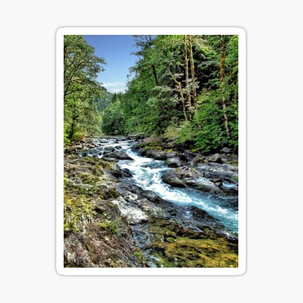 "Sol Duc River - Olympic National Park" Sticker by jtrommer | Redbubble