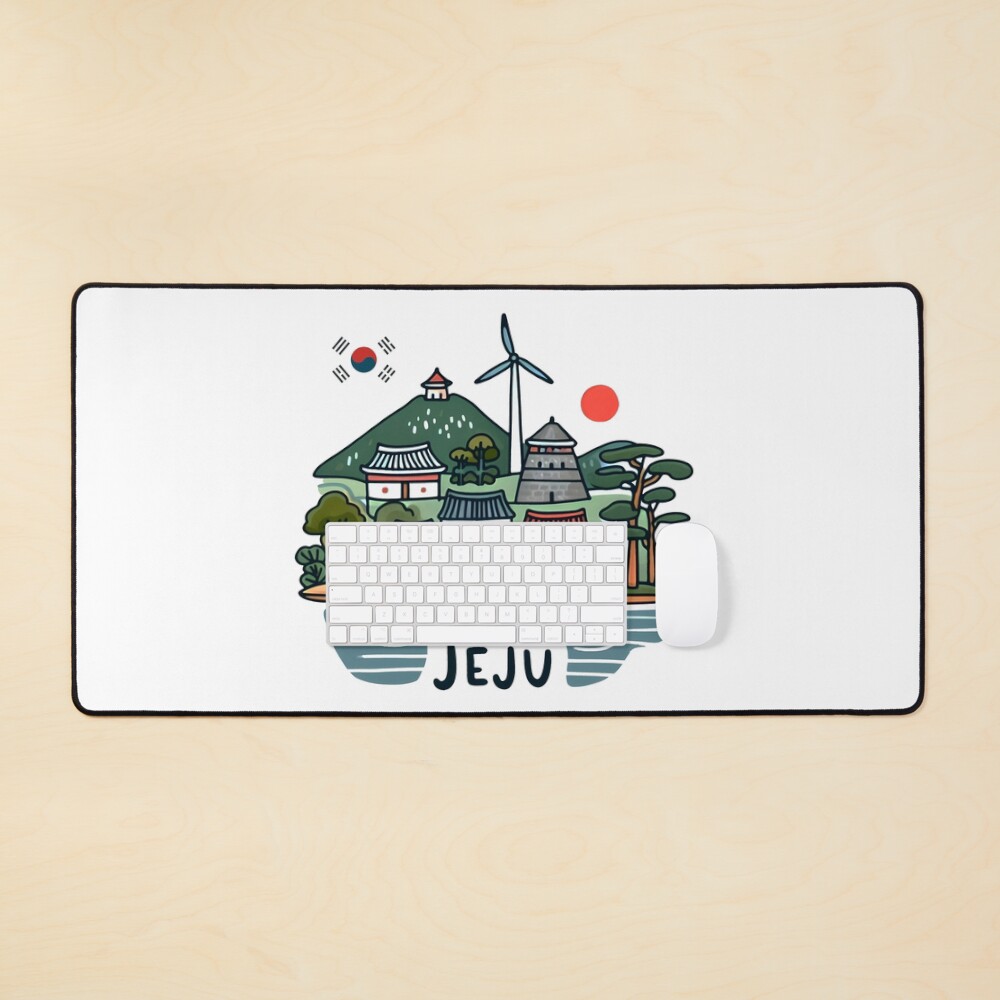 "Jeju South Korea Watercolor" Sticker for Sale by PaintMeWorld | Redbubble