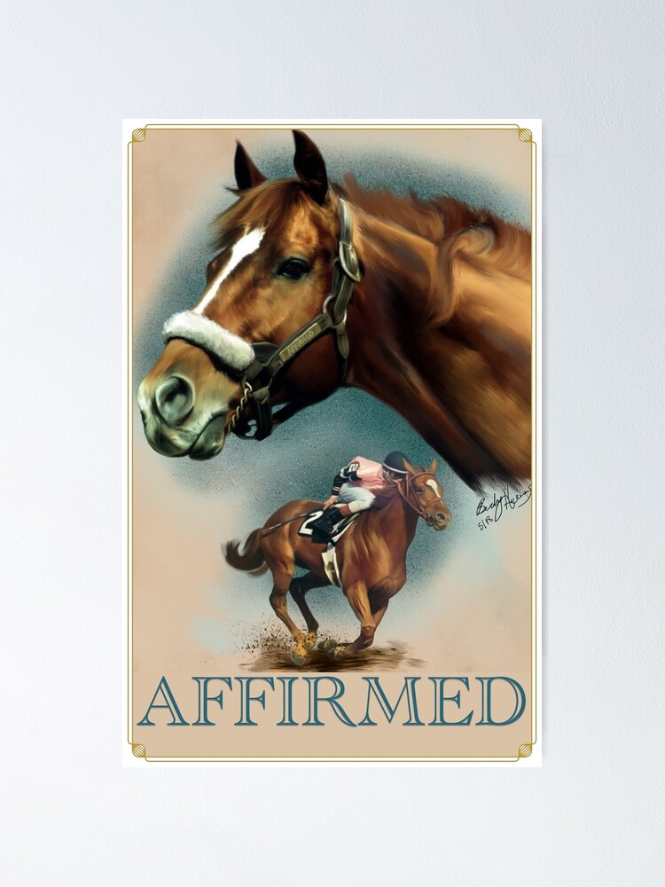 "Affirmed with Name plate" Poster by BHDigitalArt | Redbubble