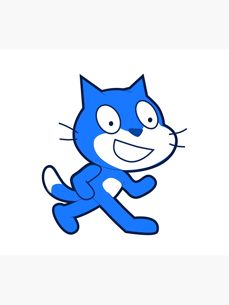 "Official Scratch Blue Cat Mascot Hoodie" Poster by rainwater11 | Redbubble