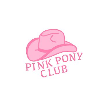 "Pink pony club- Chappell Roan - cowboy hat" Sticker for Sale by ...