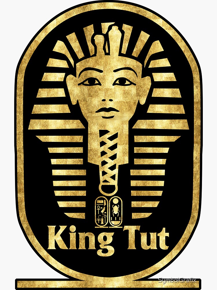 "King Tut" Sticker for Sale by SymbolGrafix | Redbubble