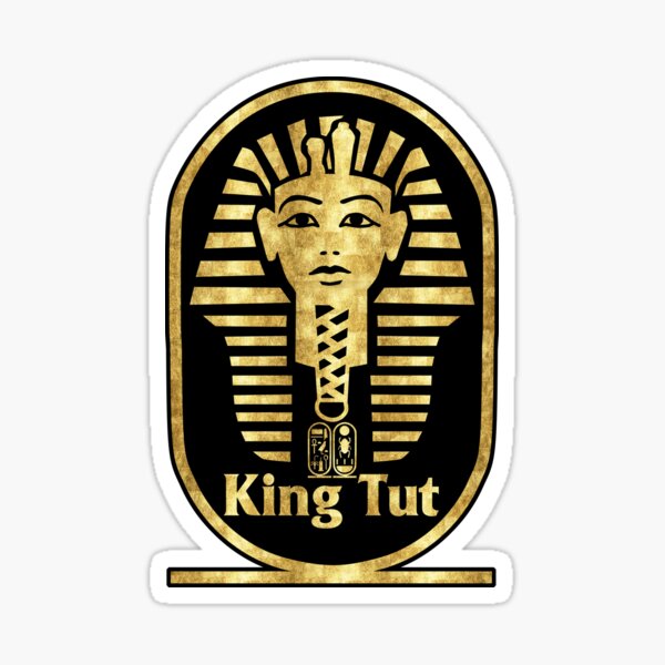 "King Tut" Sticker for Sale by SymbolGrafix | Redbubble