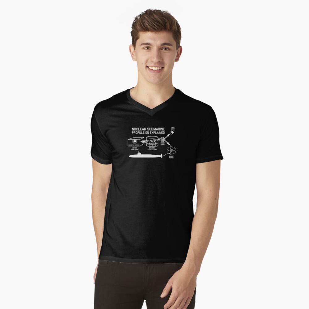 "Nuclear Submarine Propulsion Funny Diagram" Sticker for Sale by ...