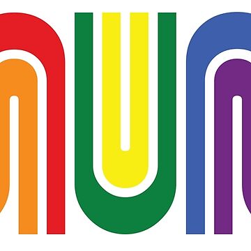 "San Francisco Municipal Railway MUNI Pride (Gay Pride Colors)" Sticker ...