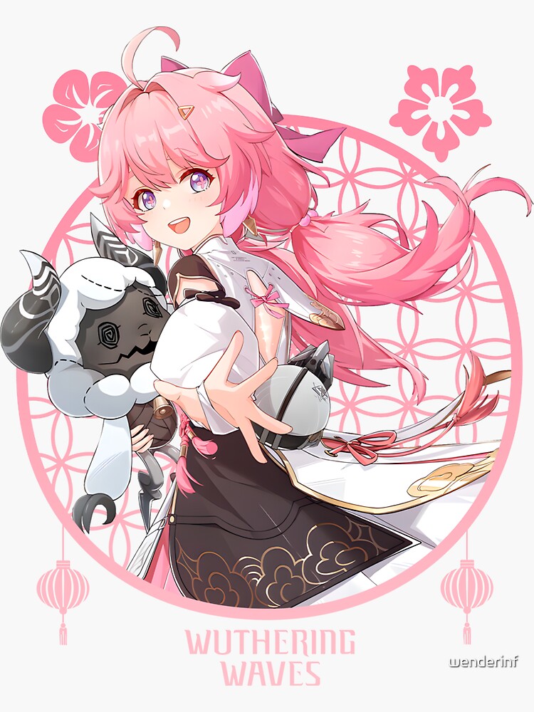 "Encore (Wuthering Waves)" Sticker for Sale by wenderinf | Redbubble