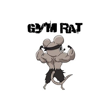 "Gym Rat" Sticker by MasterBlack21 | Redbubble